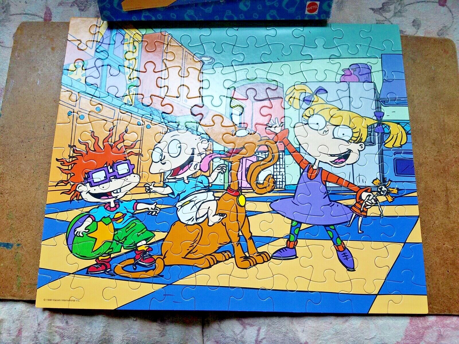 Nickelodeon Rugrats Vintage 1998 100 Pc. Jigsaw Puzzle Mattel No. 42315 ...