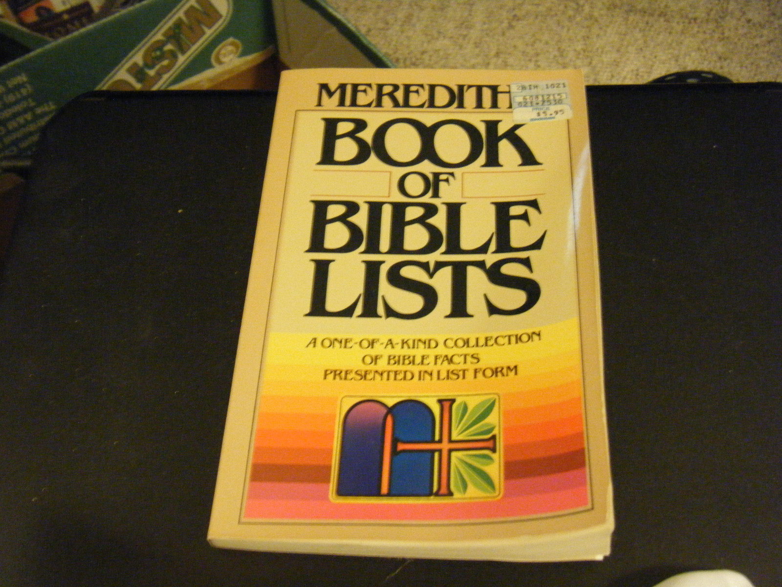 Meredith's Book of Bible Lists by Joel L. Meredith (1980, Paperback ...