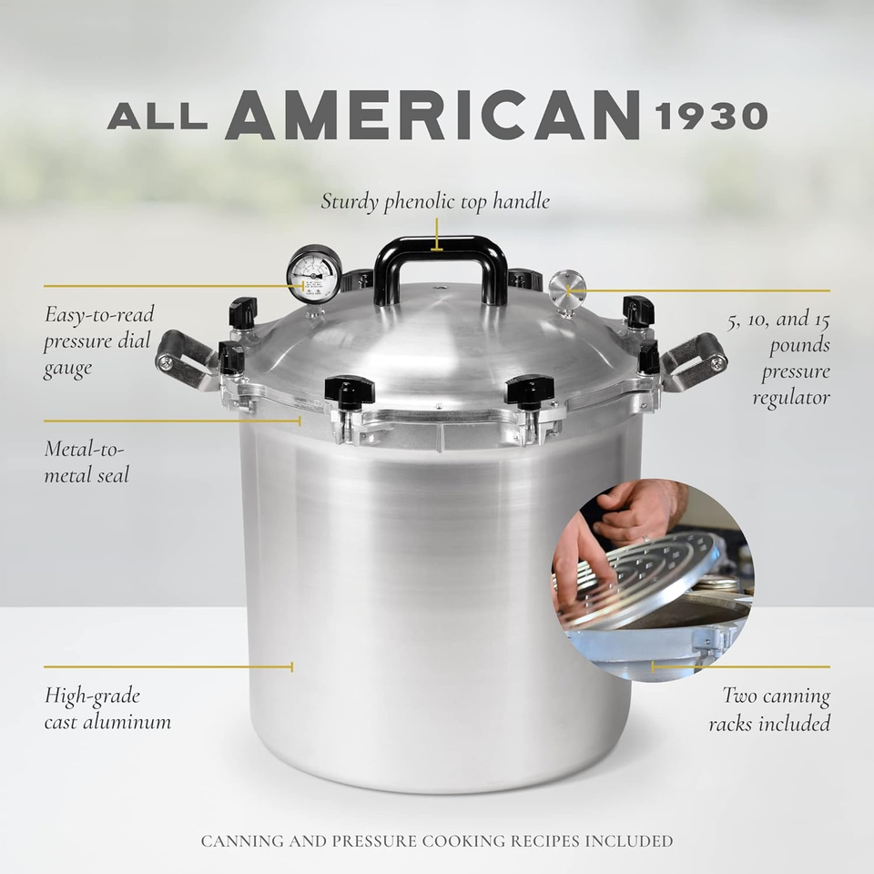 1930: 41.5Qt Pressure Cooker/Canner (The 941) - Exclusive Metal-To ...