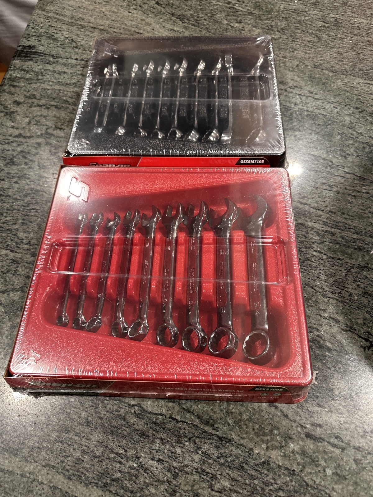 Snap-On combo short wrench set deal oexsm710b, oexs709b 5/16-3/4, 10 ...