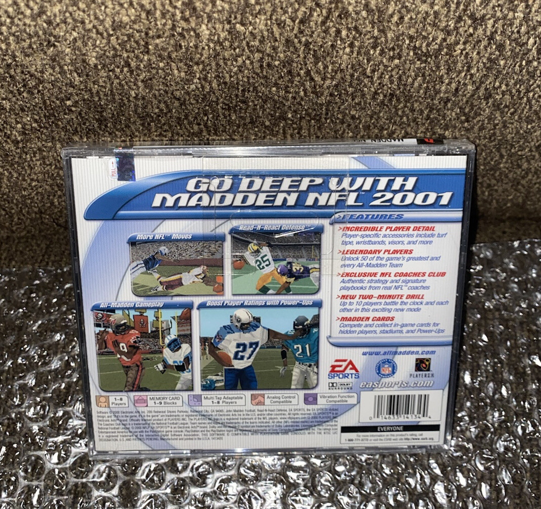 Madden NFL 2001 (Sony PlayStation 1, 2000) for sale online | eBay