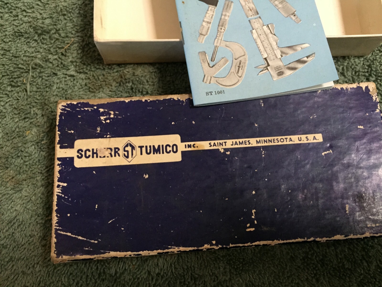 Scherr-Tumico Empty Micrometer Box W-46 | eBay