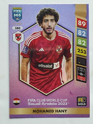 GOLD W Cup 2023 #380 MOHAMED HANY (Al Ahly) - PANINI Adrenalyn XL FIFA ...