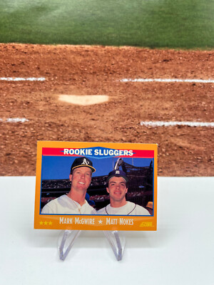 1988 Score Mark McGwire / Matt Nokes AS 648 Oakland Athletics / Detroit ...