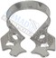 100 PCS Dental Rubber Dam Clamps Endodontics Ivory Retractors Premolar ...