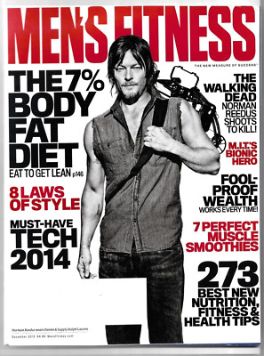 Men's Health Magazine December 2013 - Norman Reedus | eBay