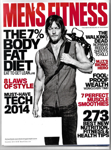 Men's Health Magazine December 2013 - Norman Reedus | eBay