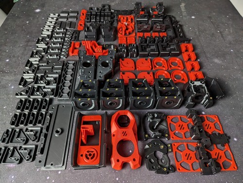 Voron 2.4 R2 Full ASA Printed Parts Kit Multi Colors + Stealthburner ...