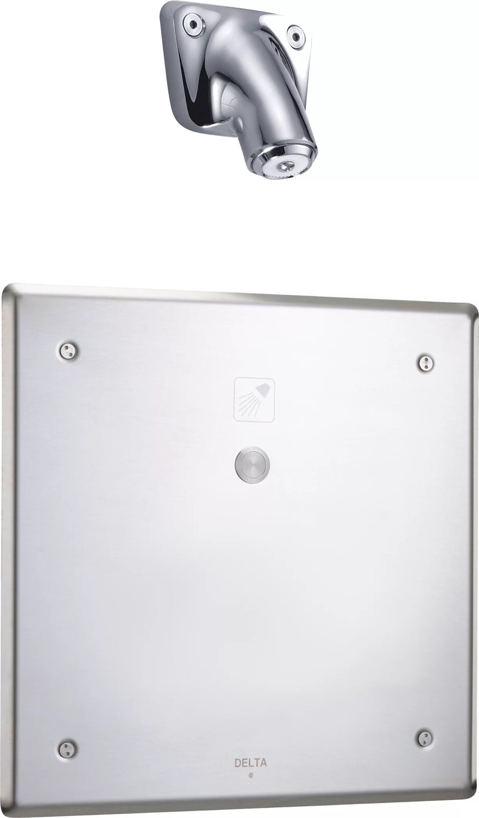 Delta Vandal Resistant Push Button Electronic Metering Shower System ...