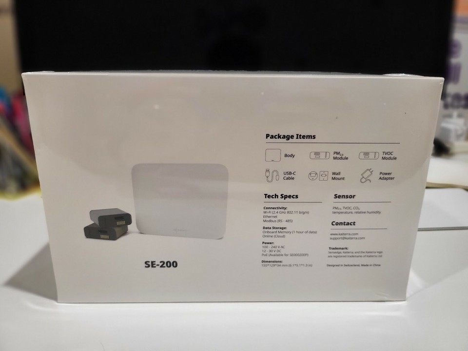 Kaiterra Sensedge Mini Commercial Air Quality Monitor new SE-200 | eBay
