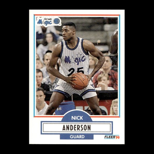Nick Anderson 1990-91 Fleer Rookie Orlando Magic #132 R328Q 43 | eBay
