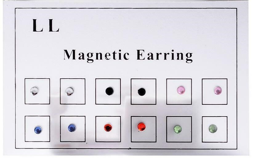 Magnet Piercing Fake Piercing Magnet Set Nasenpiercing Ohrring 2-12 ...