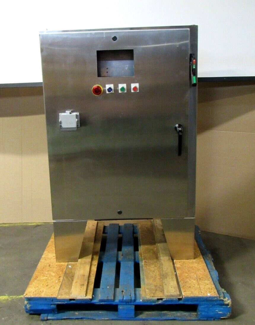 SCE SS STAINLESS ELECTRICAL CONTROL PANEL ENCLOSURE W/ 12"PEDESTAL 48 ...