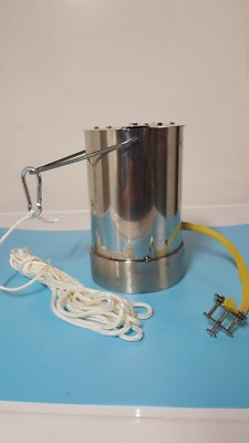 304 Stainless steel water sampling sampler bottle can Hydrophore thief ...