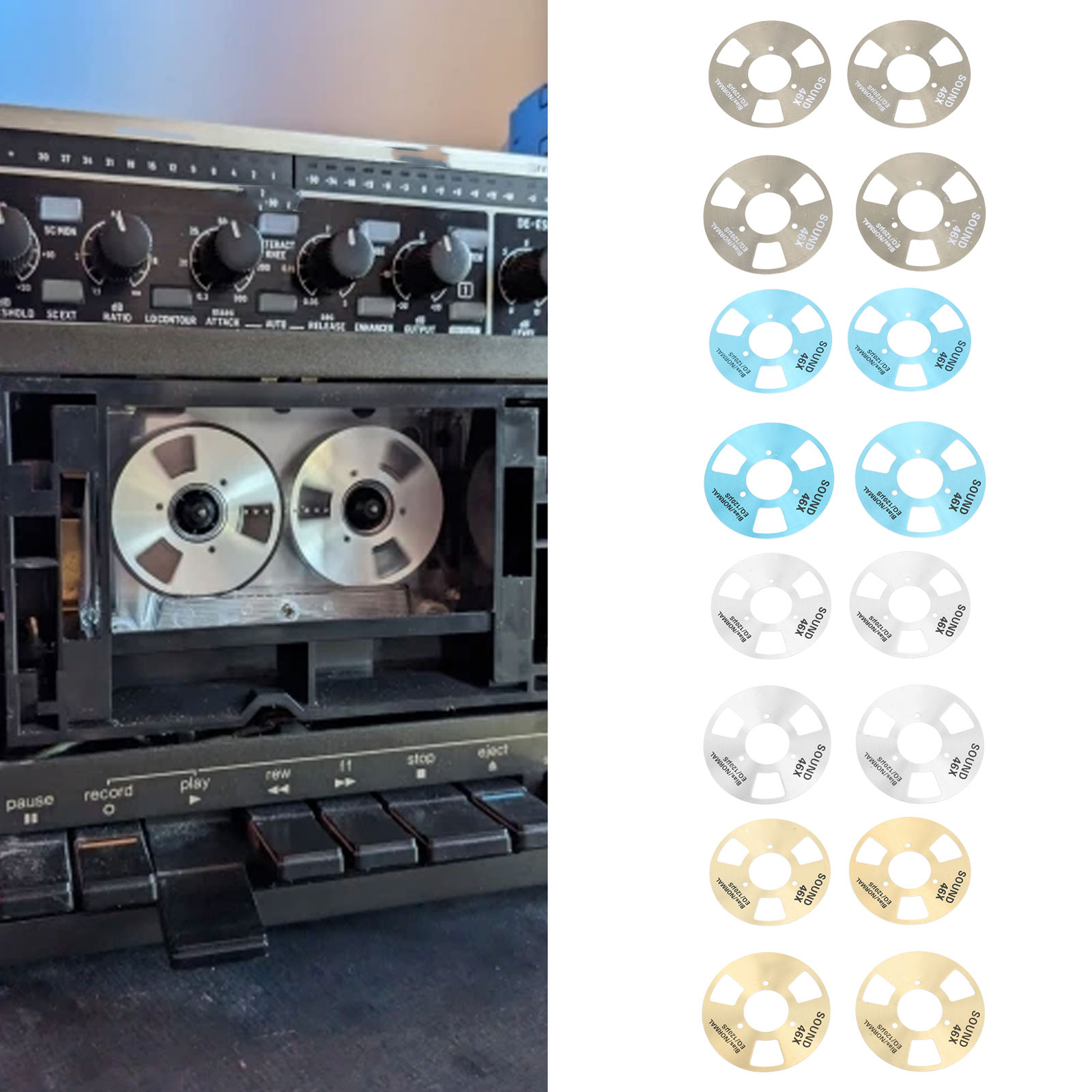 Reel To Reel Cassette Tape Metal DIY Homemade Blank Cassette Tape 4 ...