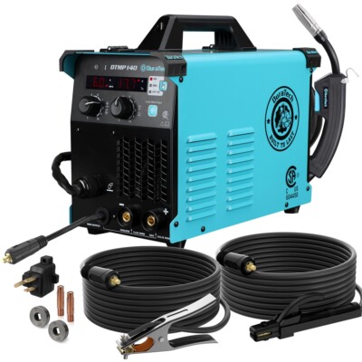 140Amp Mig Welder Flux Core Welding Machine MIG MMA TIG 3 In 1 Welder ...