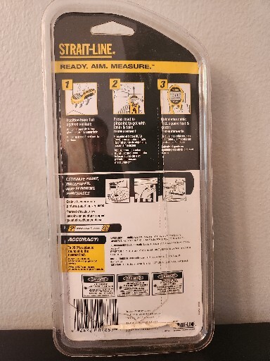 Strait-Line Sonic Laser Measure Tape, 50 Feet, Point and Shoot, 6041401 ...