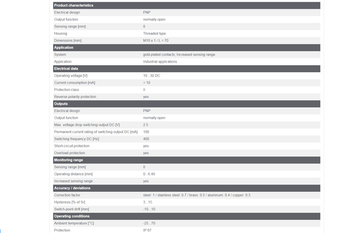 For IFM IGS212 Inductive Sensor 10...36 DC PNP | eBay