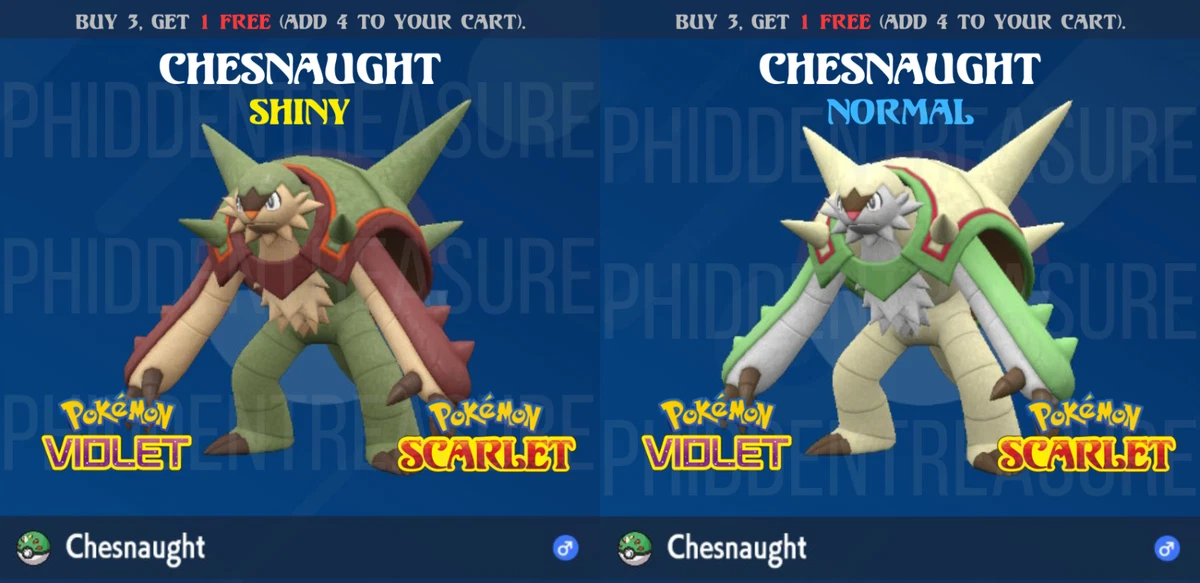 Chesnaught Pokemon