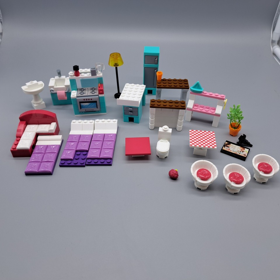 American Girl Mega Bloks Lot Grace Dollhouse Incomplete Plus Extras ...