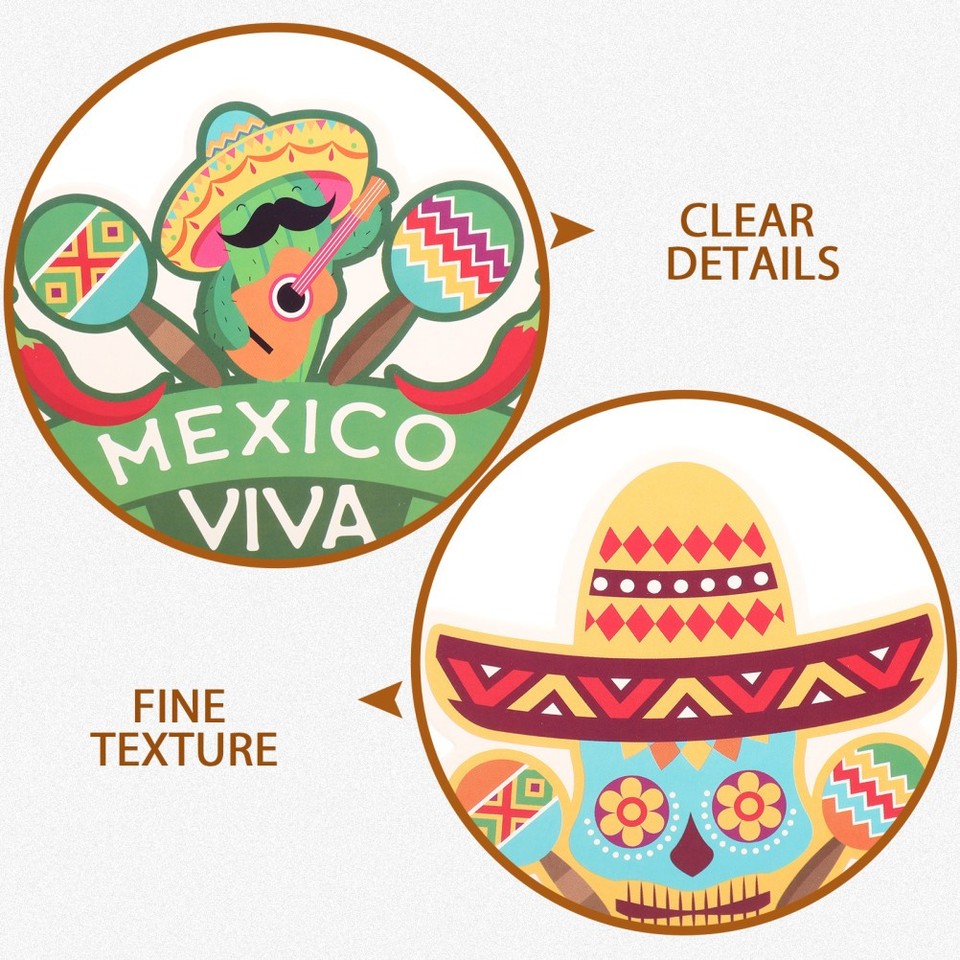12 Pcs Carnival Party Hat Mexican Headwear Fiesta Decorations Paper ...