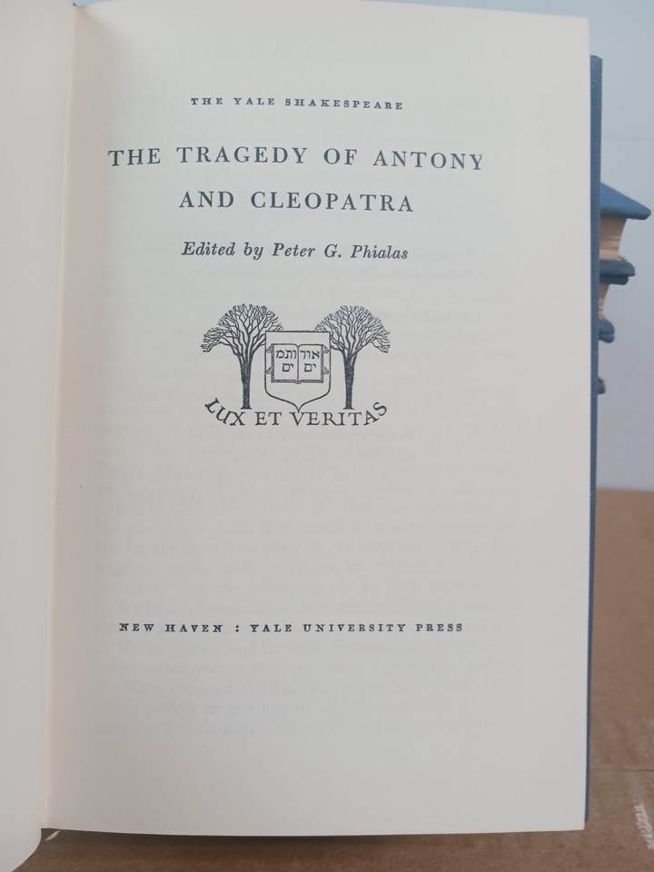 The Yale Shakespeare Complete 20 Volume Set Lot Hardcover Vintage Blue ...