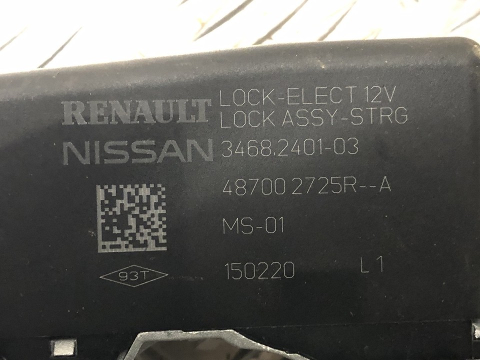 STEERING LOCK Renault MEGANE 4 PHASE 1 487002725R | eBay