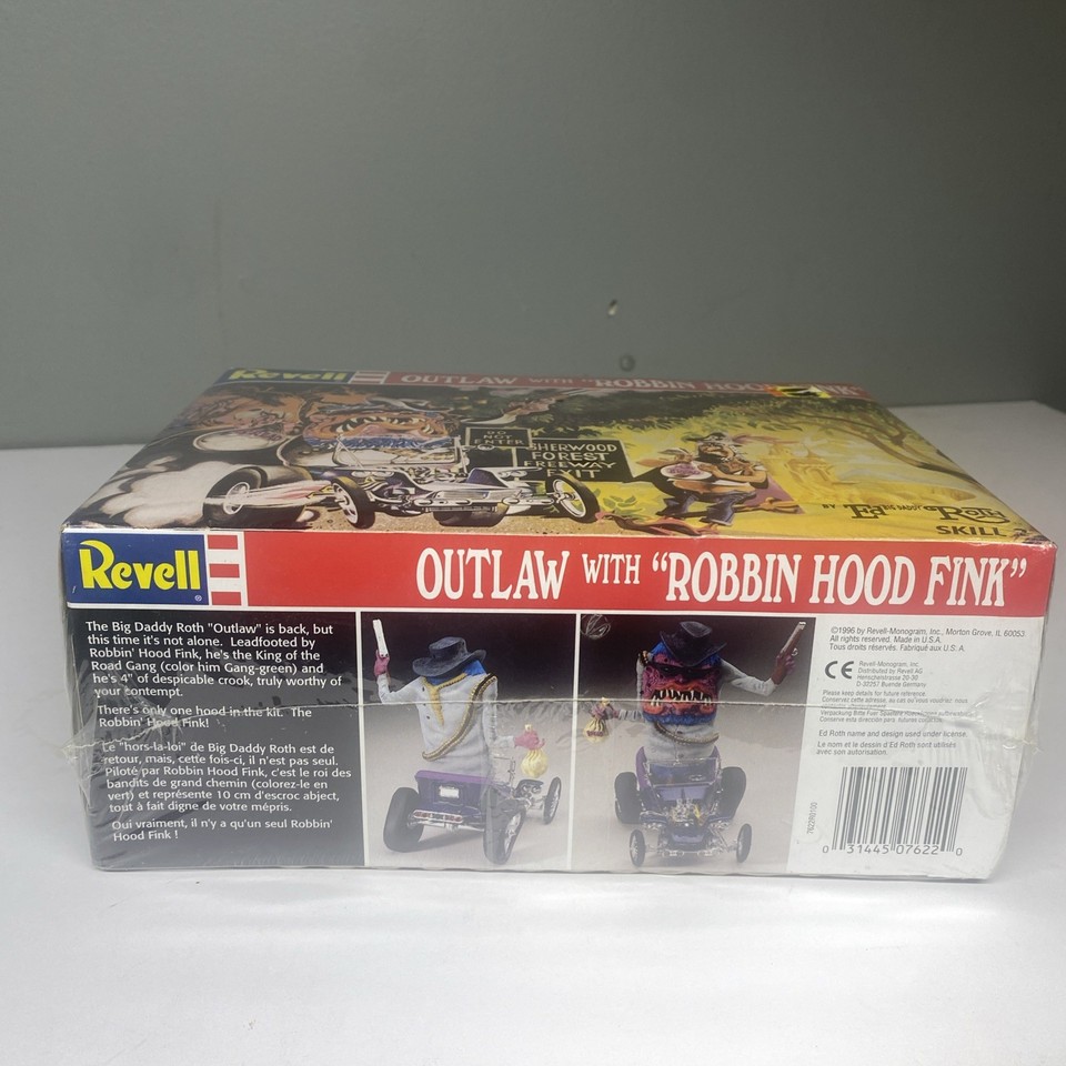 Revell Outlaw With Robbin Hood Fink Ed Big Daddy Roth Model Kit 1996 ...