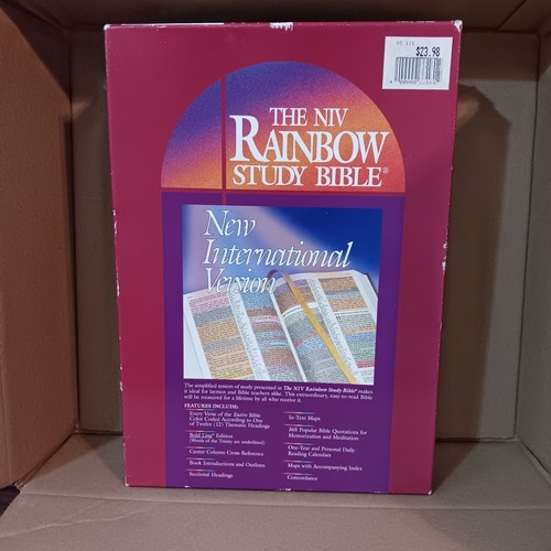 The Rainbow Study Bible New International Version Imitation Leather ...