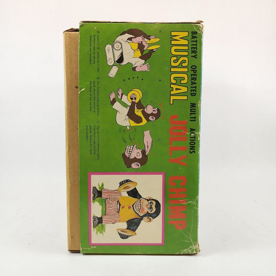 WORKS MUSICAL JOLLY CHIMP VINTAGE DAISHIN TOY STORY CLAPPING CYMBAL ...