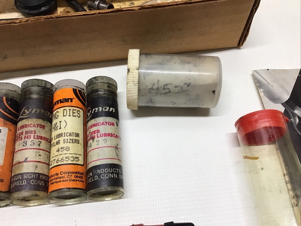 Gunsmith’s Bullet Sizing Die LOT w Extras .355 .224 .450 .338 .308 .357 ...