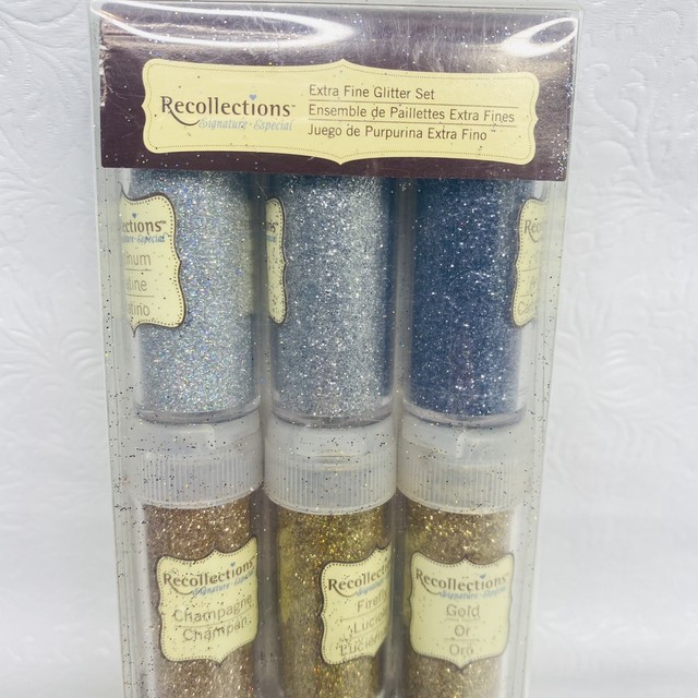 RECOLLECTIONS Extra Fine Glitter Set 12 Colors for sale online | eBay