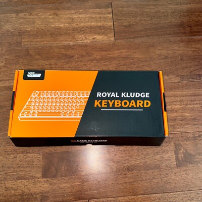 RK ROYAL KLUDGE S108 Retro Typewriter Style Wired Mechanical Keyboard ...