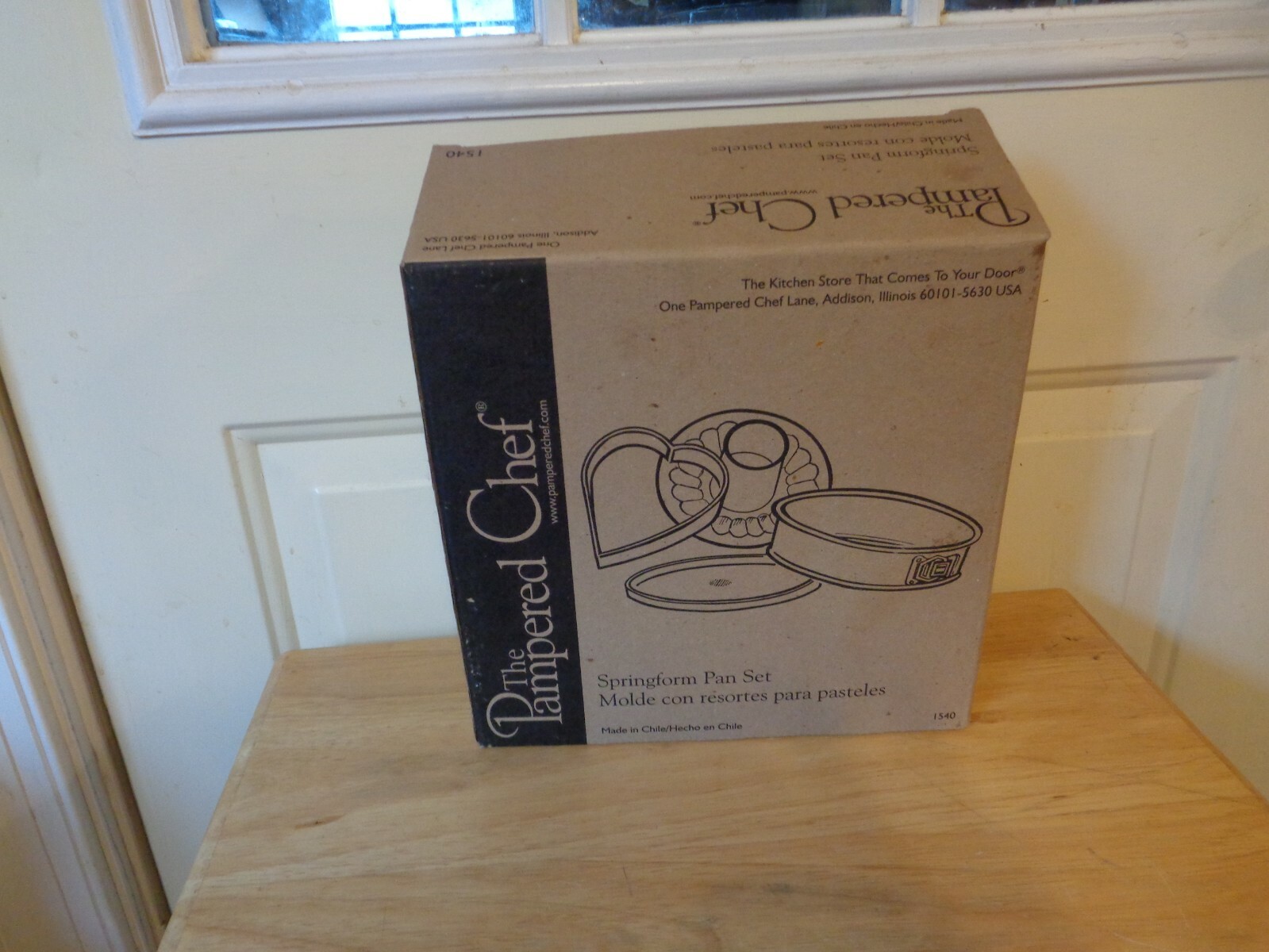 PAMPERED CHEF SPRINGFORM PAN SET #1540 HEART VALENTINE'S DAY INSERT | eBay