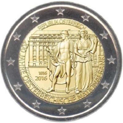 Austria - 2 Euro Commemorative 2016 Austrian National Bank UNC - FREE ...
