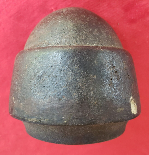 VINTAGE 6 POUND ROUND STEEL MILITARY SHELL? SOLID MADE SPECIAL TOOL? | eBay