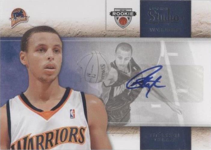 2009-10 Panini Studio - Rookie Stephen Curry #129 Signatures /199 (AU ...