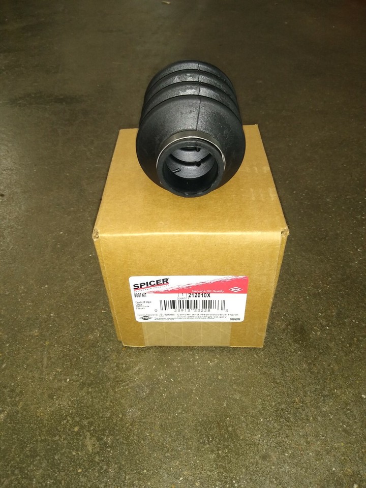 Dana/Spicer Drive Shaft Boot Slip Style Driveshaft in Black Rubber ...