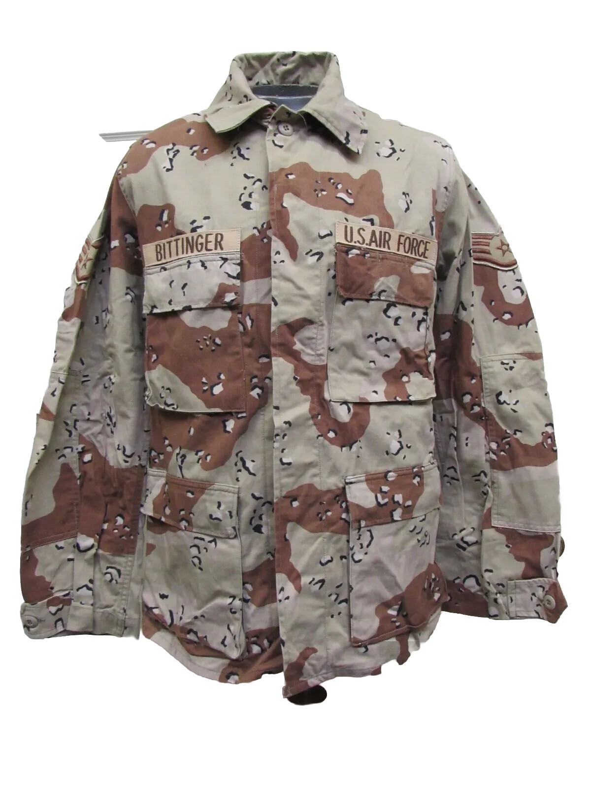 US 6 Color Desert Chocolate Chip Camo BDU Shirt Coat 1984 US Air Force ...