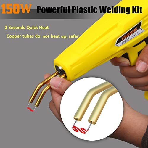 True 150w Portable Plastic Welding Kit 2 In 1 Handheld Hot Stapler Gun ...