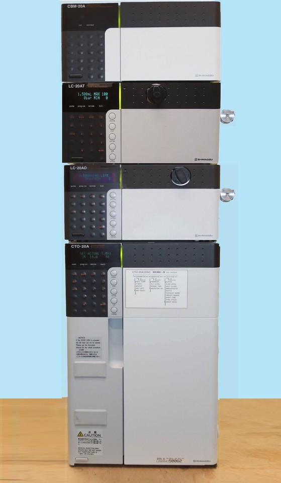 Shimadzu Prominence LC-20 HPLC System: LC-20AD, LC-20AT, CTO-20A, CBM ...