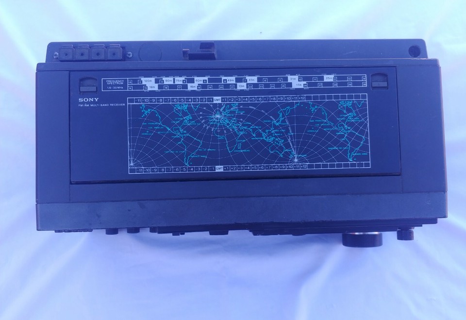 1978 Vintage Sony ICF-6700W AM FM SW MW Multiband Dual Conversion ...