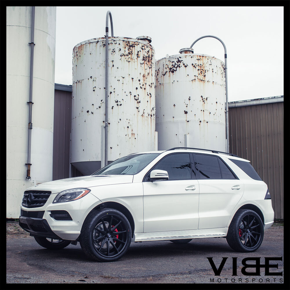 22" ROHANA RC10 BLACK CONCAVE WHEELS RIMS FITS MERCEDES W164 ML350 ...