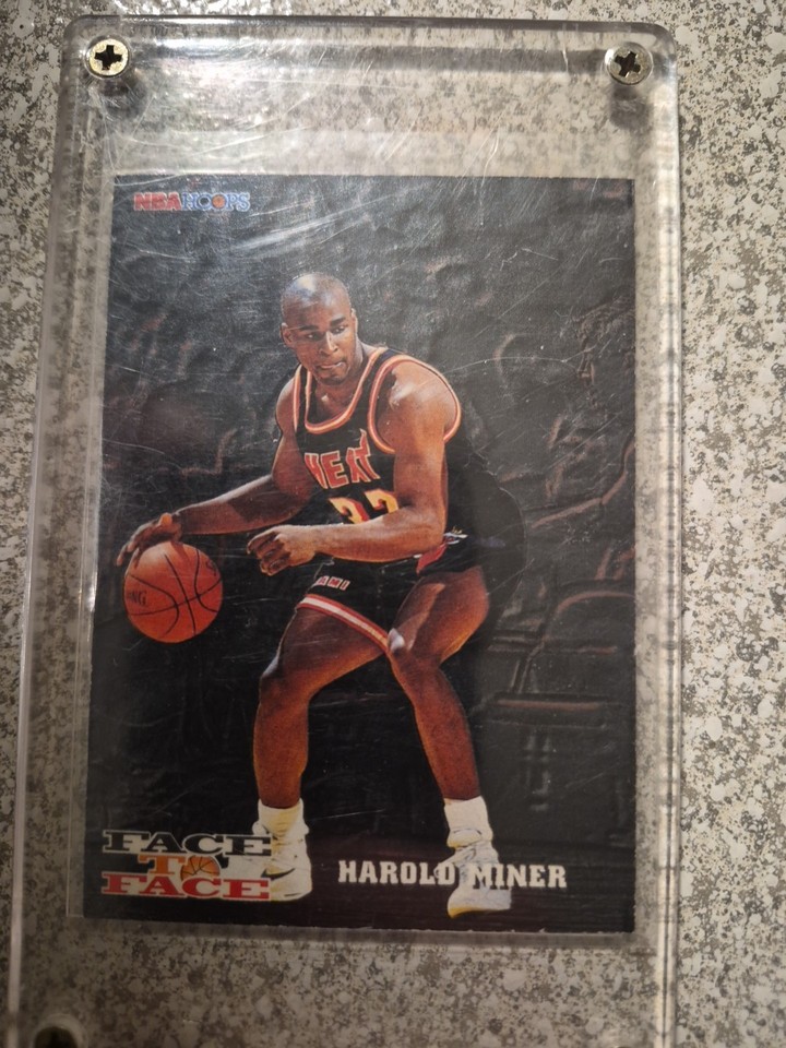 Michael Jordan Harold Miner 1993 NBA Hoops Face To Face Insert #FTF10 ...