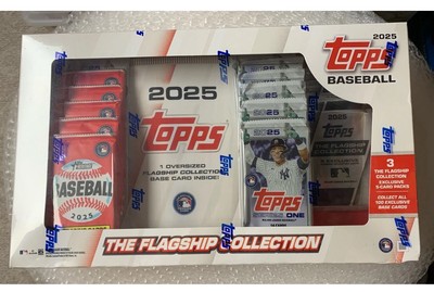 2025 Topps Baseball Flagship Collection SEALED BOX - NEW RELEASE 3 ...