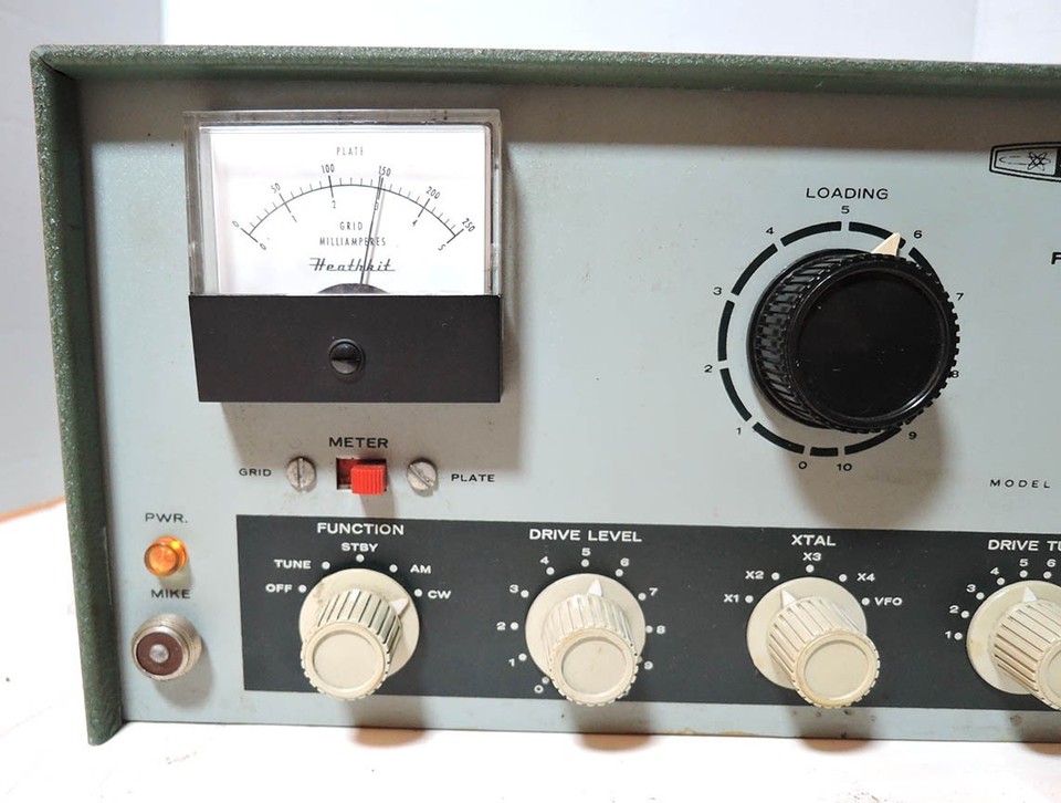 VINTAGE HEATHKIT AM/CW HAM RADIO TRANSMITTER MODEL DX-60B POWERS ON | eBay