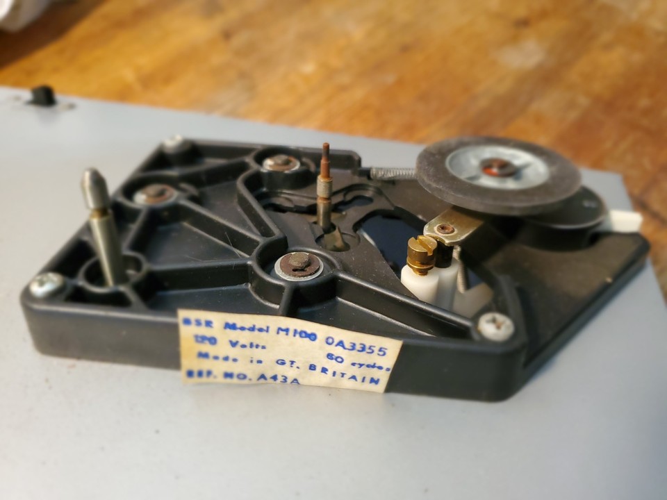 Bogen Turntable Model LPC-4a BSR M100 Record Player Mechanism PA System ...