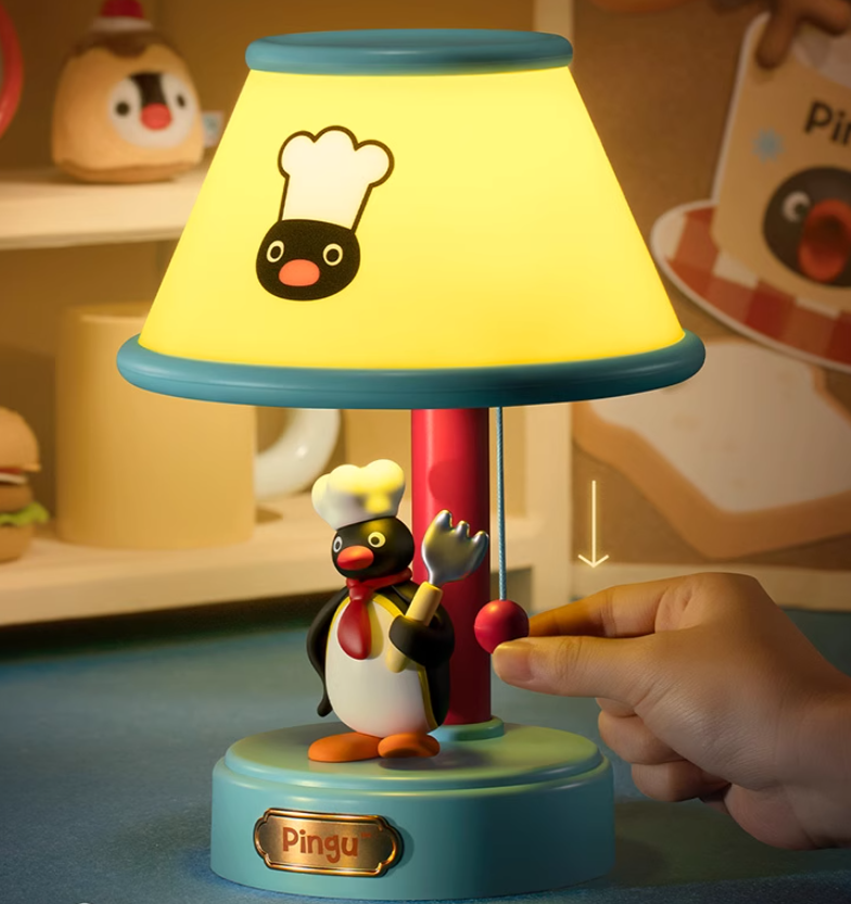 MARtube Pingu Desk Lamp Bedroom Night Light Bedside Table Decoration ...