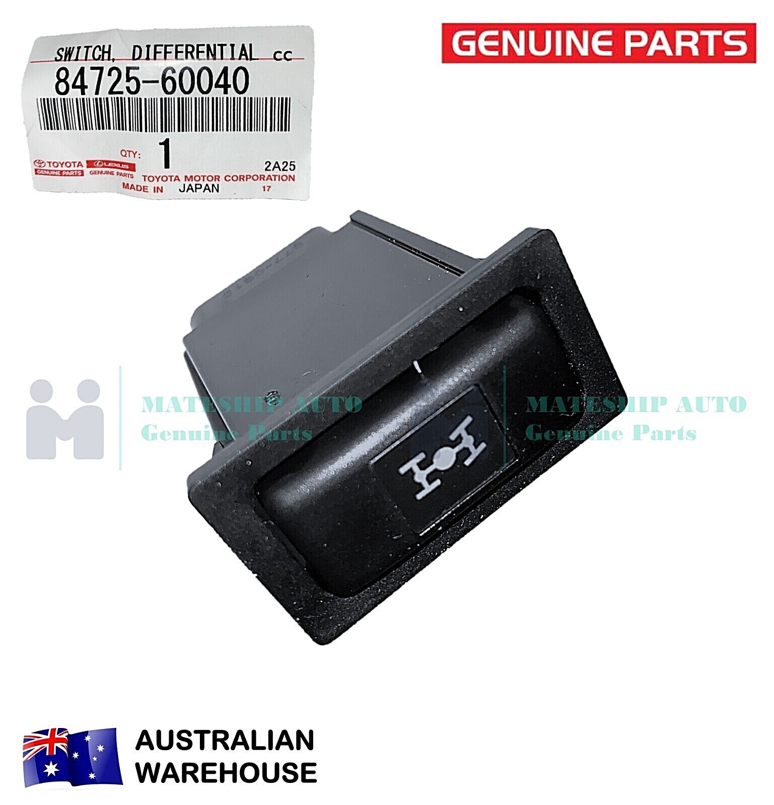 GENUINE Toyota LandCruiser HDJ81 HZJ81 80 Series Centre Diff Lock ...