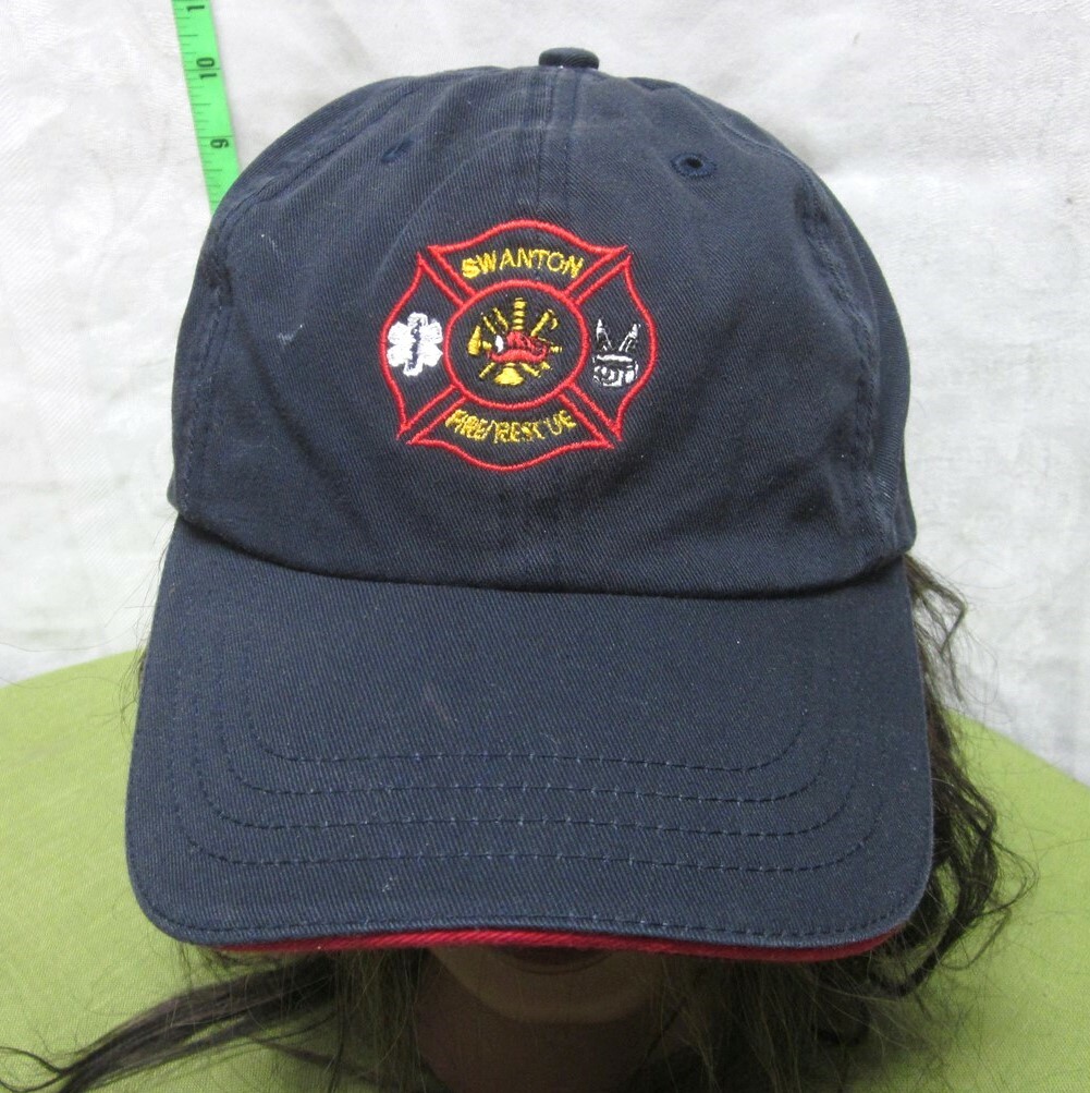 SWANTON Fire Department beat-up baseball hat Ohio rescue cap FD ...